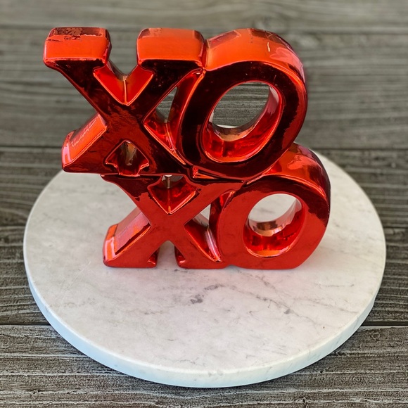 Boutique | Accents | Xoxo Red Love Handmade Ceramic Home Decor Accent ...